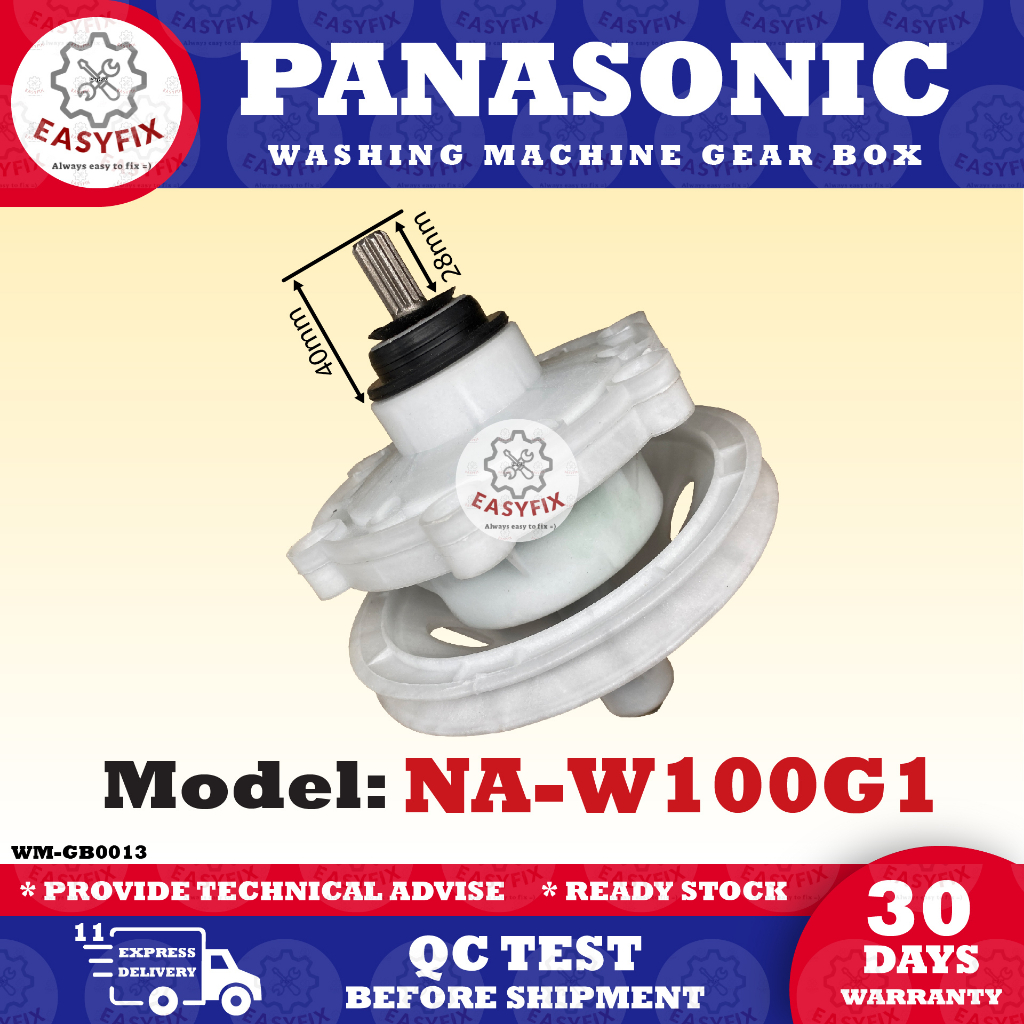 NA-W100G1 PANASONIC SEMI-AUTO WASHING MACHINE GEAR BOX GEARBOX NAW100G1 NA-100G1 NA W100G1 ...