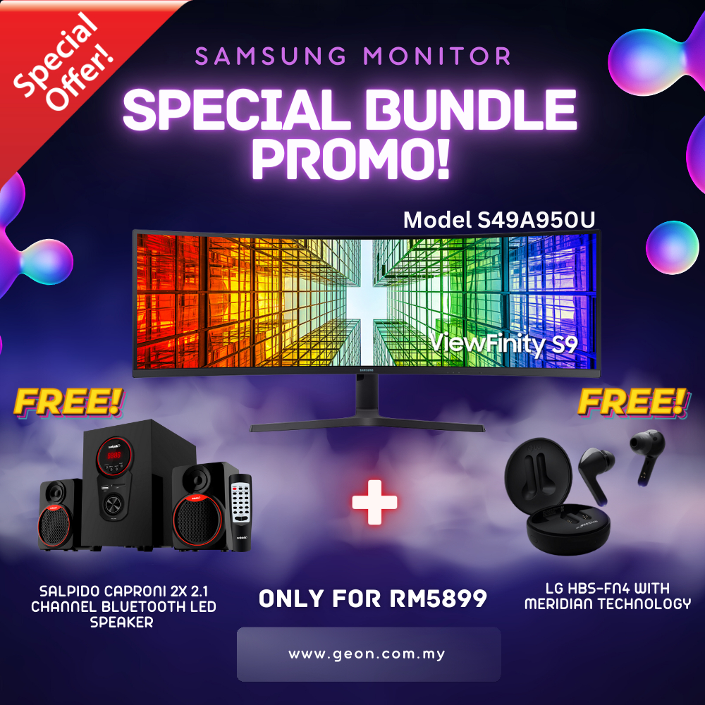 SAMSUNG 49" Inch S49A950U A950 series 5120 x 1440 resolution with 60Hz ...