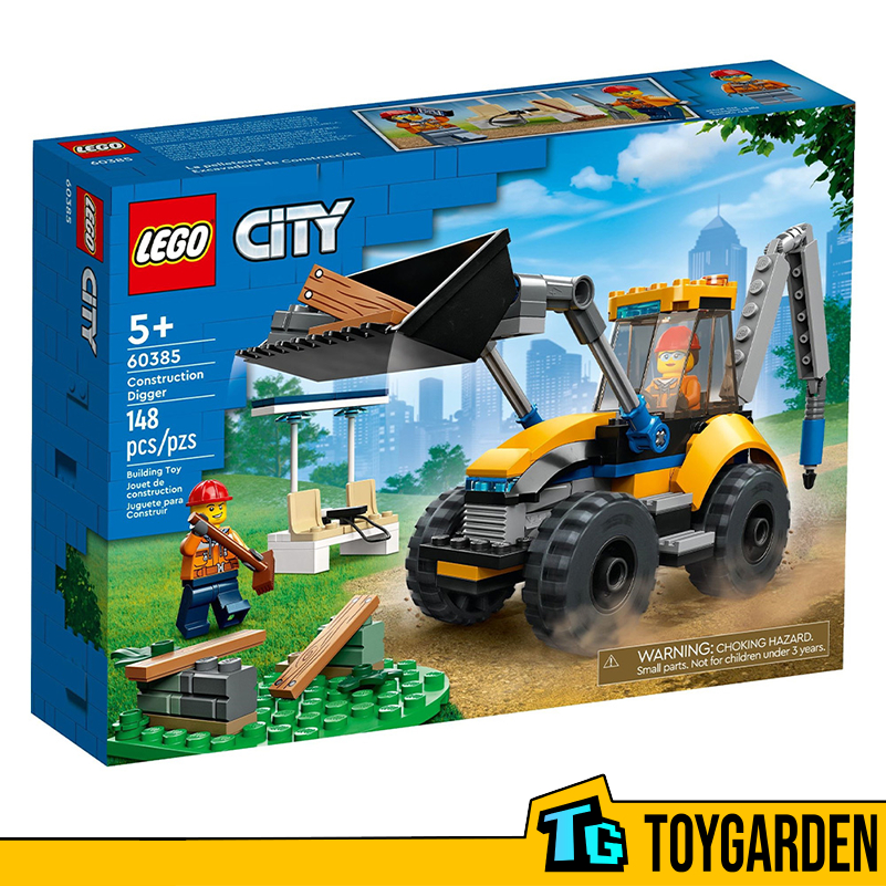 LEGO City 60385 Construction Digger (148 Pieces) | Shopee Malaysia