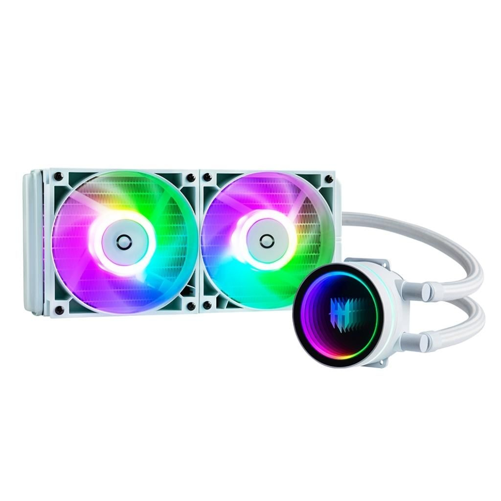 Tecware Mirage 240 ARGB Black / White 240mm AIO Liquid CPU Cooler with ...