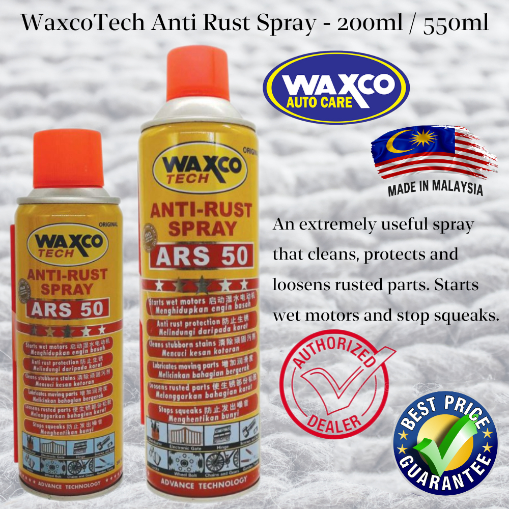 WaxcoTech / Waxco Tech Anti-Rust / Anti Rust Spray - 200ml / 550ml ...