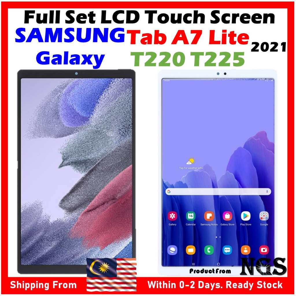 Ori Ngs Brand Full Set Lcd Touch Screen For Samsung Galaxy Tab A7 Lite