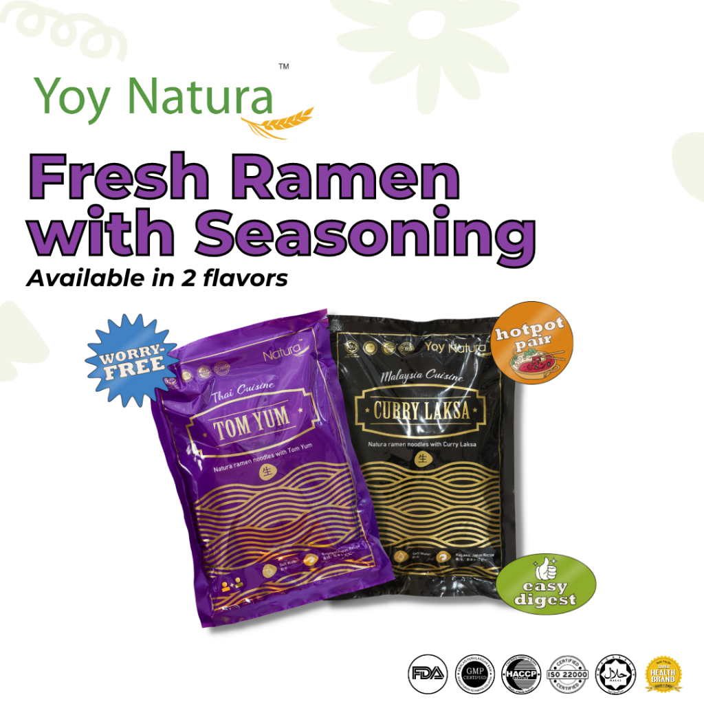 【HALAL】Thai Tom Yum/Curry Laksa Ramen Fresh-2pax 泰式冬炎拉面 | Shopee Malaysia
