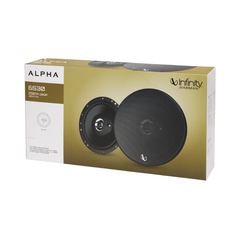 Infinity Alpha 6530 6.5"inch 3Way Coaxial Speaker infinity 3way speaker ...