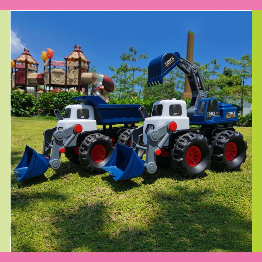 Extra Large Beach Toy Truck Car Excavator Bulldozer Truck Lorry Vehicle ...