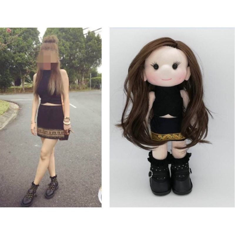 Custom Handmade Cute Plush Soft Toys - Portrait / children drawing / 2D ...