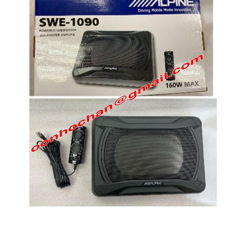 ALPINE SWE-1090 8” UNDERSEAT ACTIVE SUBWOOFER | Shopee Malaysia