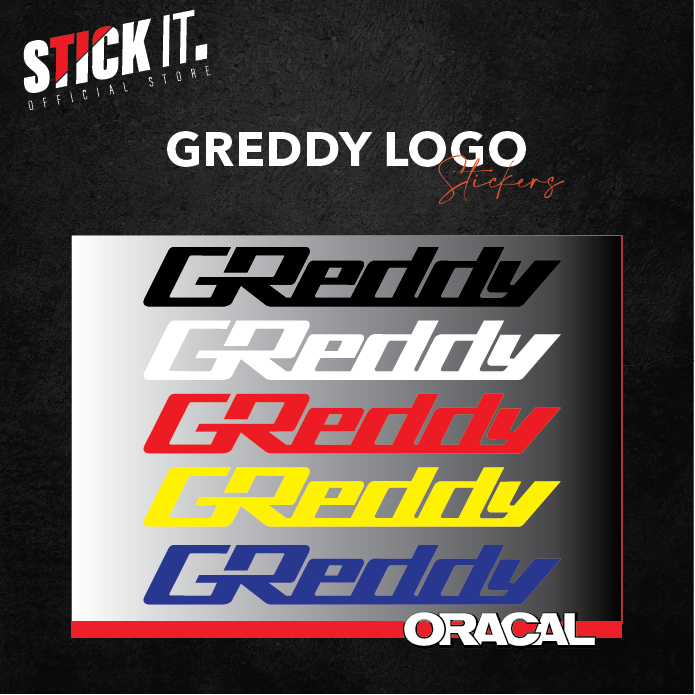 [READY STOCK] GREDDY CAR DECAL STICKER HONDA TOYOTA MAZDA FORD ...
