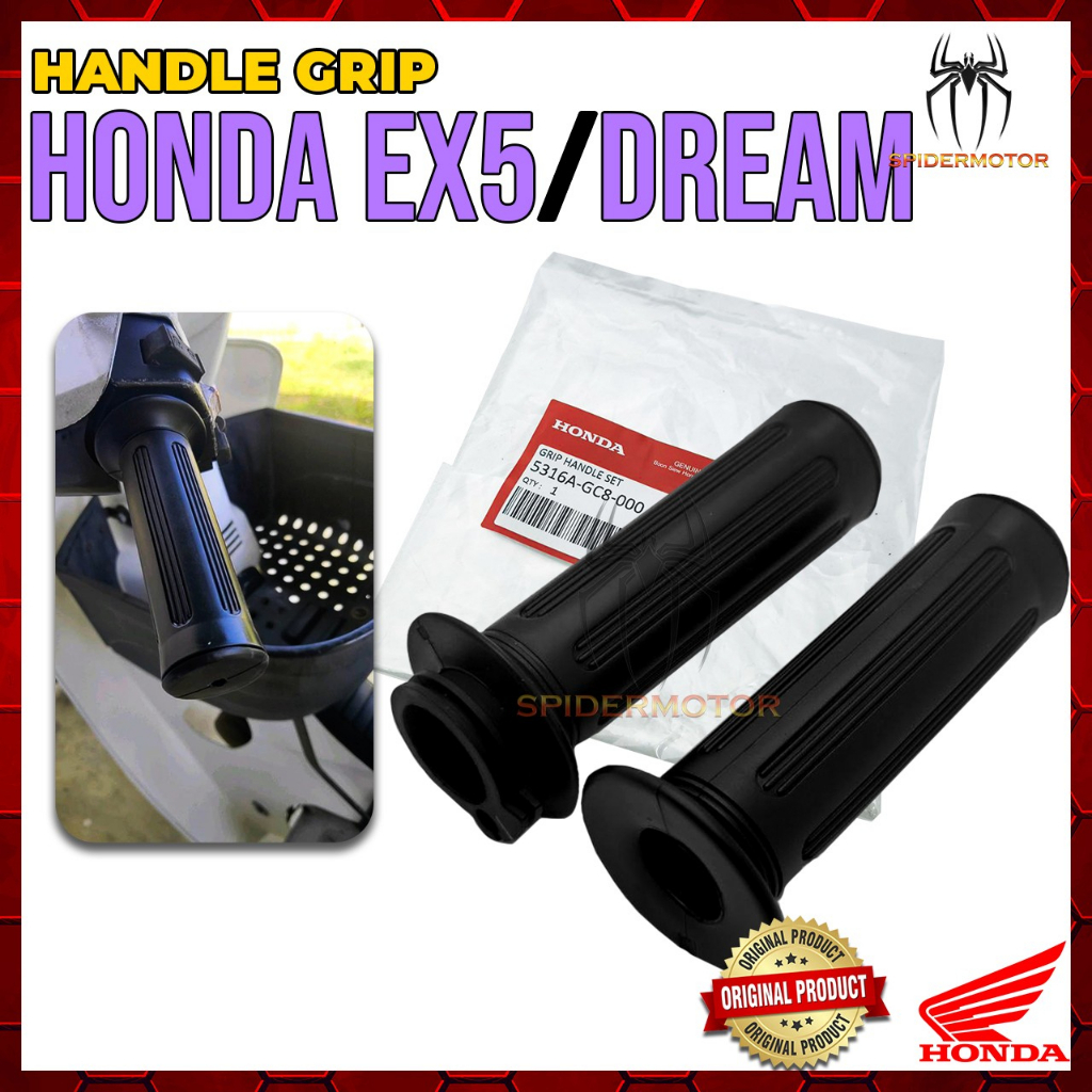 100% Original Honda EX5 Handle Grip Handle Rubber Trottle Grip 5316A ...