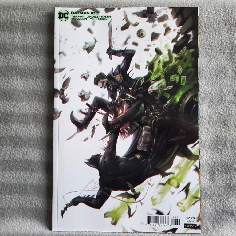 Batman #100 Francesco Mattina Variant (3rd Series) DC Comics (Key Issue ...