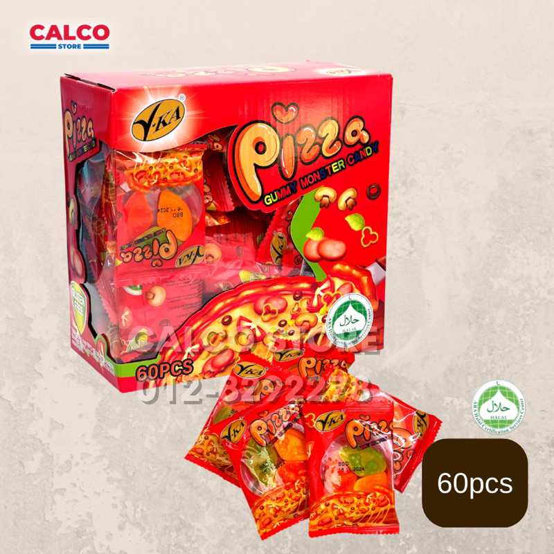 Ali Baba V-Ka Pizza Gummy Monster Candy (9g x 60pcs) | Shopee Malaysia