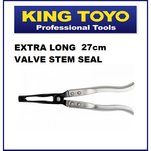 KING TOYO KT-1716L HEAVY DUTY EXTRA LONG VALVE STEM SEAL PLIER Toptul ...