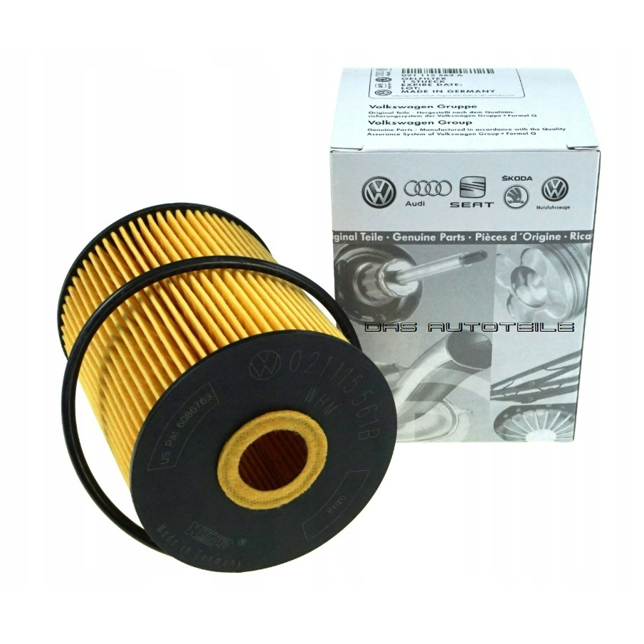 New Audi Volkswagen Porsche Genuine Original Engine Oil filter ...