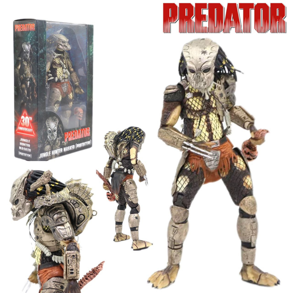18cm Predator 30th Anniversary Jungle Hunter Masked (Prototype) Action ...