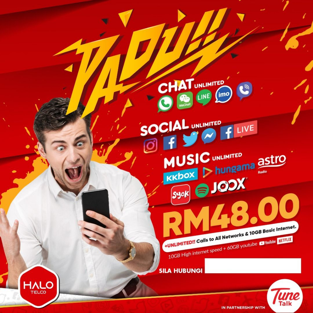 🔥[𝗦𝗜𝗠 𝗖𝗔𝗥𝗗 𝗛𝗔𝗟𝗢𝗧𝗘𝗟𝗖𝗢 𝗧𝗨𝗡𝗘𝗧𝗔𝗟𝗞] SimKad Unlimited Data & Call | Shopee ...