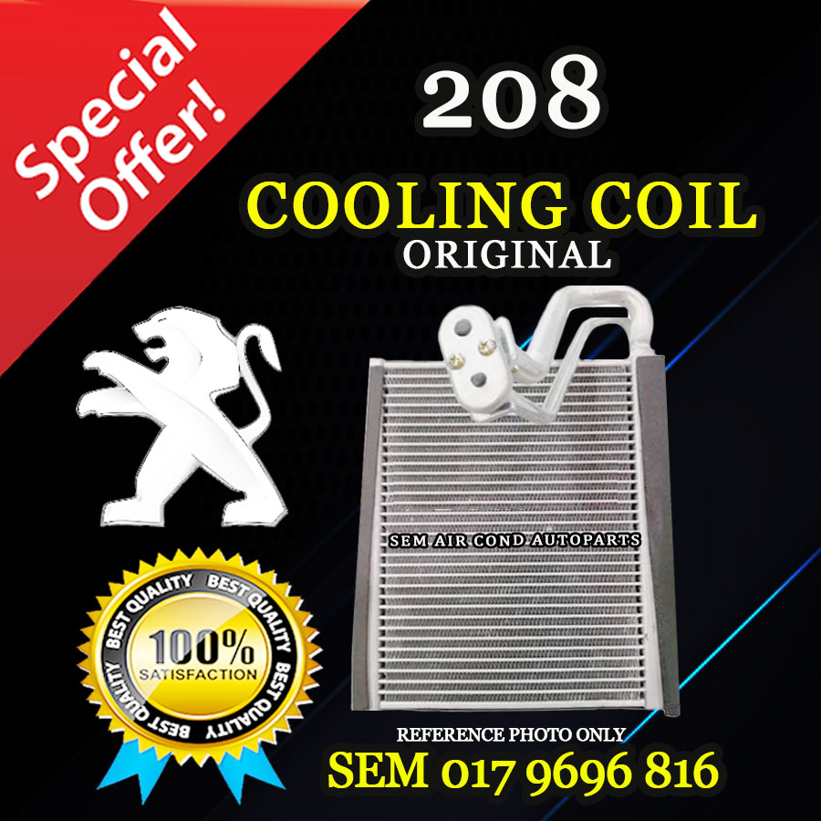 PEUGEOT 208 ORIGINAL COOLING COIL/ EVAPORATOR (CAR AIRCOND SYSTEM ...