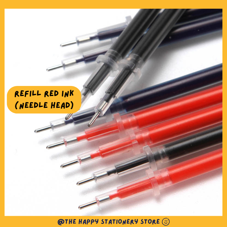 Gel Pen Black Pen Red Pen Blue Pen 0.5mm Pen Ballpoint Pen Needle Point ...
