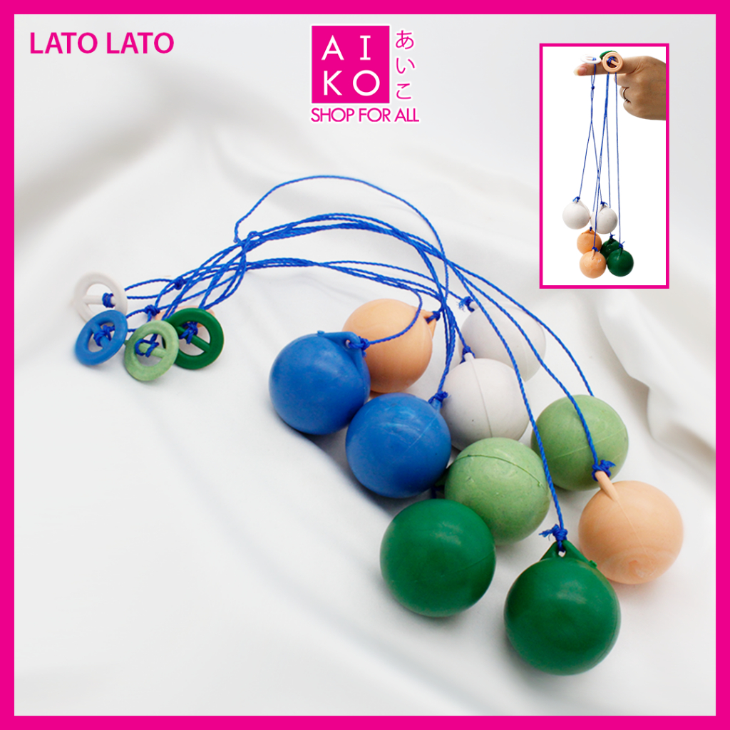 (AIKO) VIRAL LATO LATO PERMAINAN TRADISIONAL LATO LATO BALL MAINAN ...