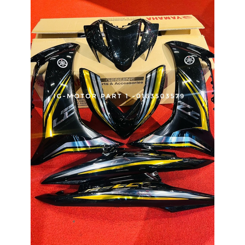 COVER SET LC 135 V8 SILVER GOLD CHROME ORIGINAL ABS READY STOCK ...
