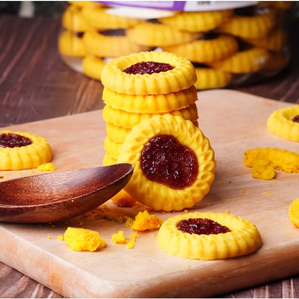Handmade Blueberry Jem Tart CJH (400g)[HALAL][MeSTI][#DIBUAT KELATE ...