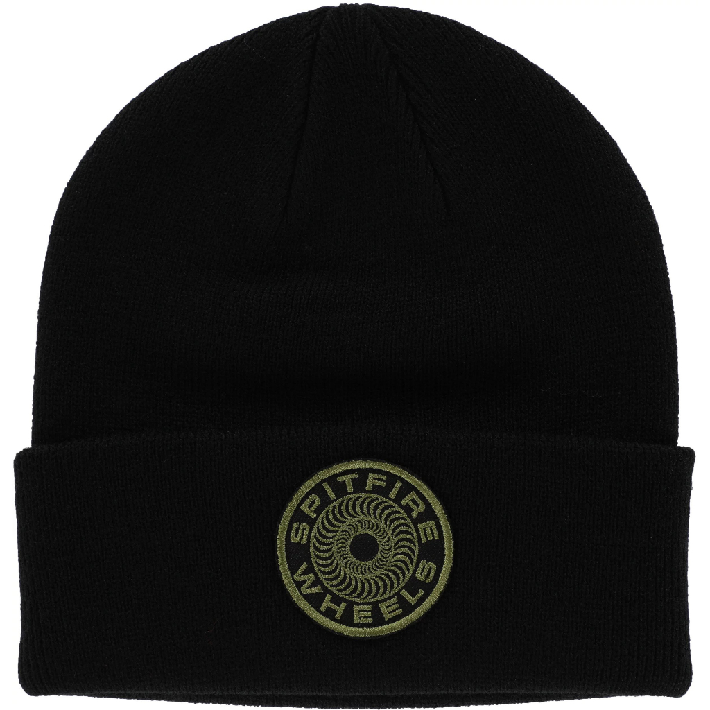 Spitfire Classic 87 Swirl Patch Beanie ( Black/Olive ) | Shopee Malaysia
