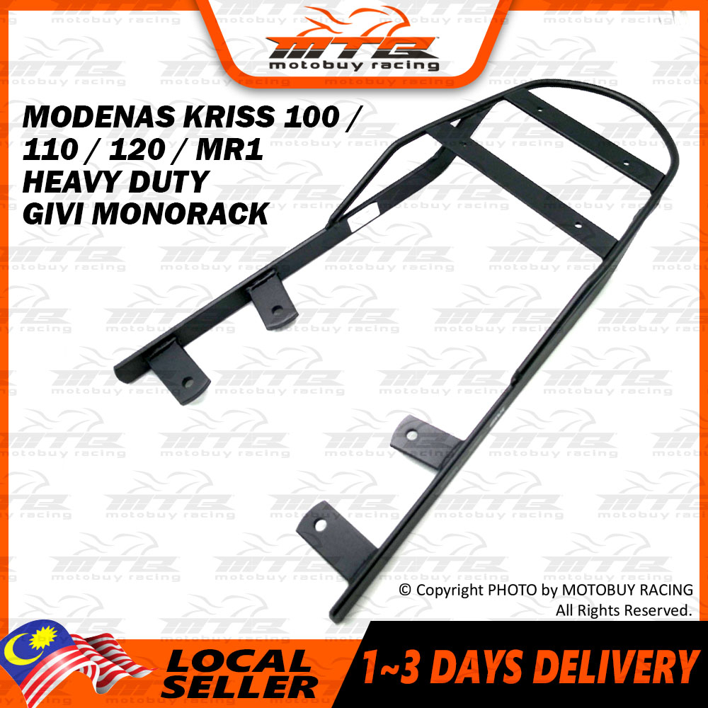 MODENAS KRISS 100 / 110 / 120 / MR1 GIVI HEAVY DUTY MONORACK | Shopee ...