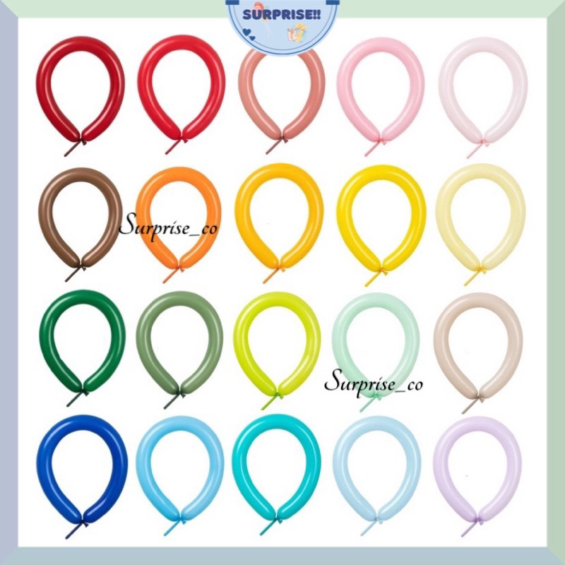 Premium Twist Balloon Long Balloon 260 Twist Balloon Clowns Balloon ...