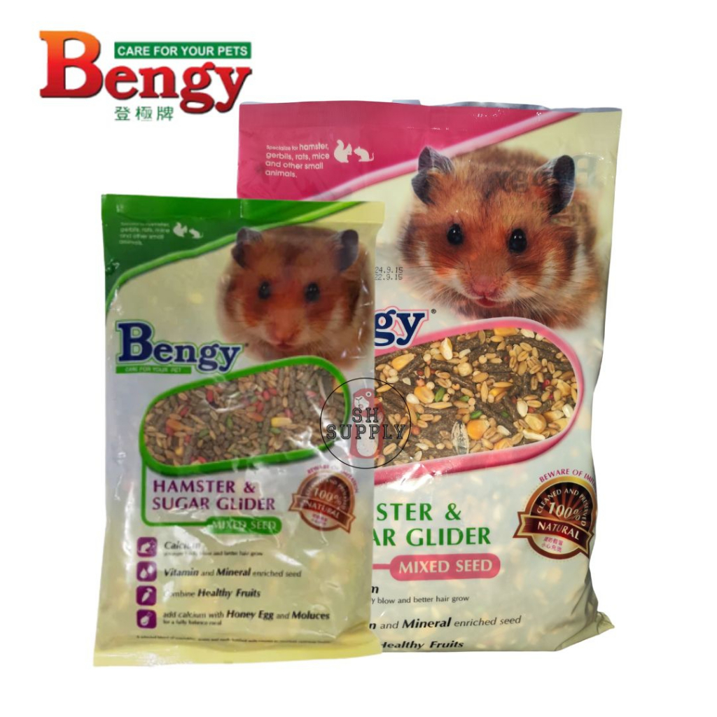 [EAST MALAYSIA] BENGY MIXED SEED FOOD FOR HAMSTER & SUGAR GLIDER 350g ...