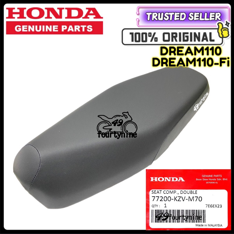 100% ORIGINAL EX5 DREAM110 EX5 110 FI EX5FI SEAT ASSY 77200-KZV-M70 | Shopee Malaysia