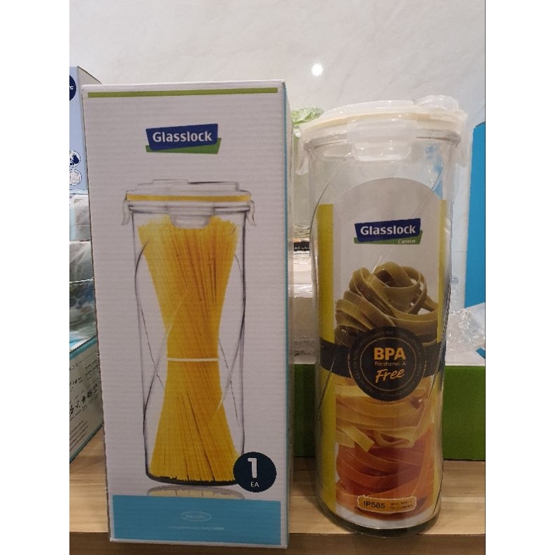 Glasslock Spin Canister Pasta Container/Tupperware/Storage (1600ml ...