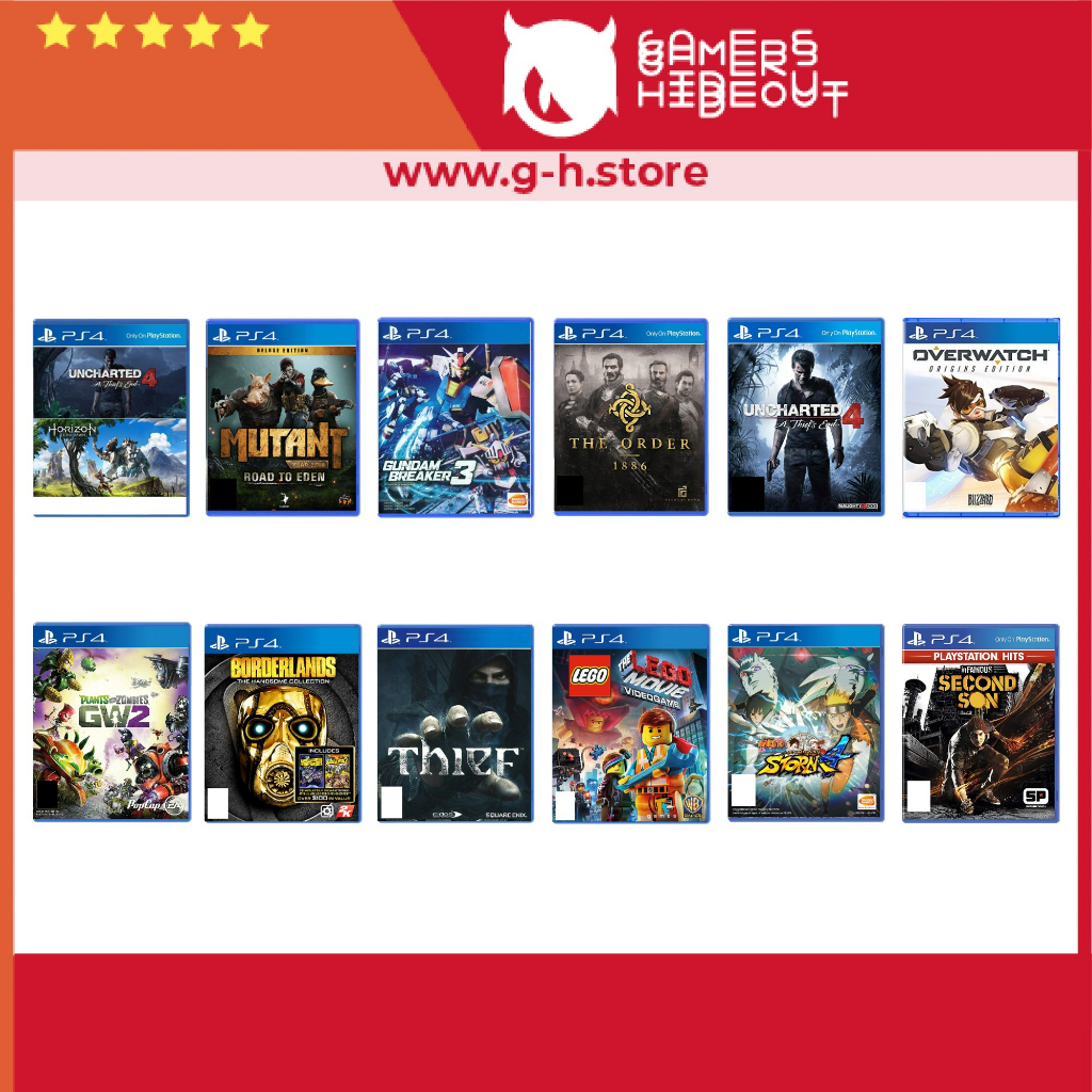 PS4 Used Game Second Hand (Preloved) Listing 3 | Horizon/Uncharted ...