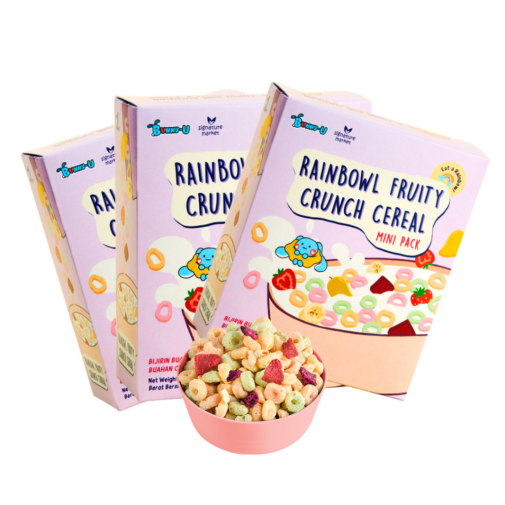 Signature Market Bunny-U Rainbowl Fruity Crunch Cereal Mini Pack Trio ...
