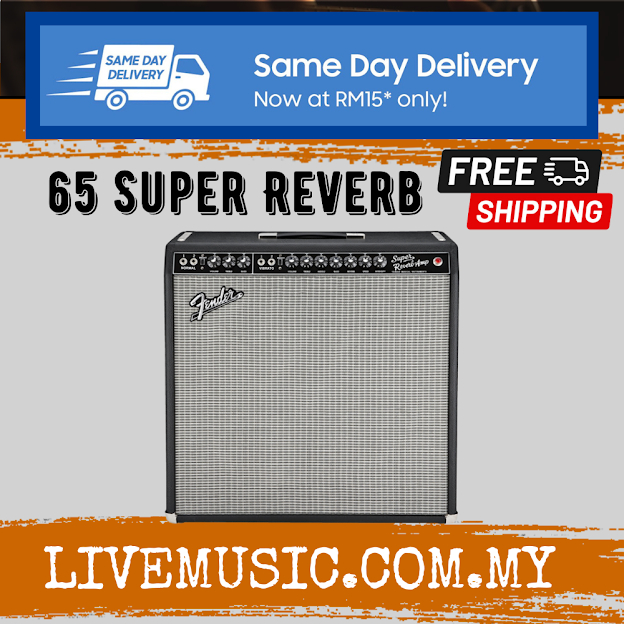 Fender Amplifiers Vintage Reissue 65 Super Reverb Guitar Tube Amplifier ...