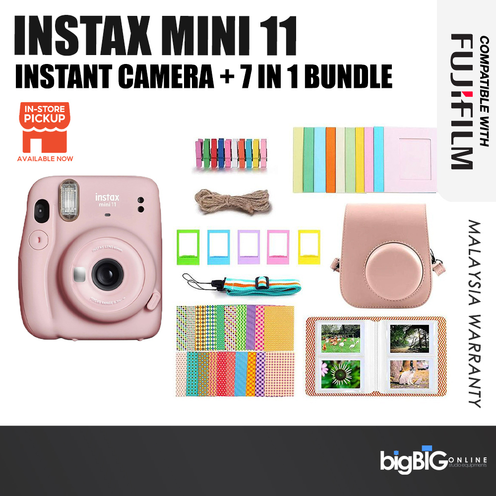Fujifilm INSTAX Mini 11 Instant Film Camera with 10/20 Films Fuji ...
