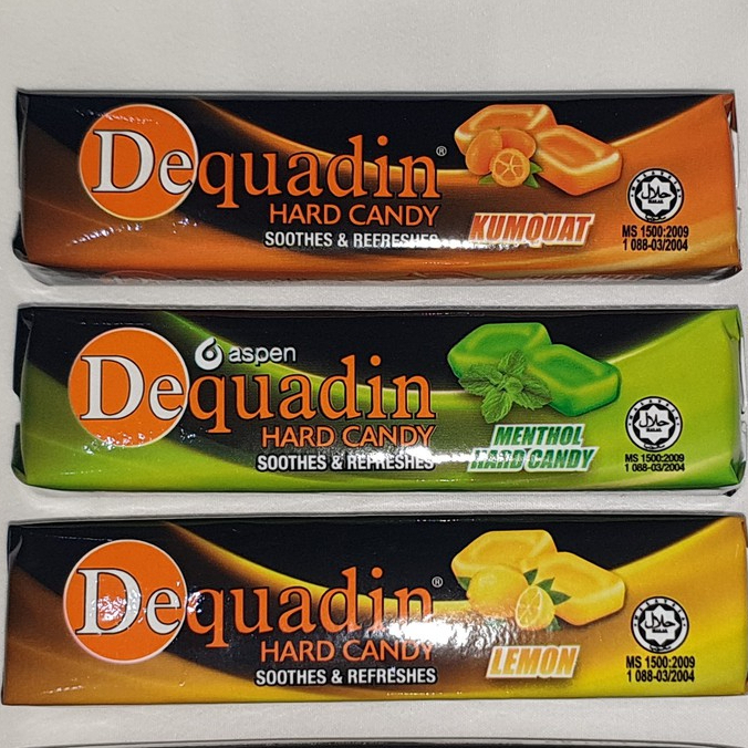 Dequadin Hard Candy 10's (Lemon/Menthol/Kumquat) | Shopee Malaysia