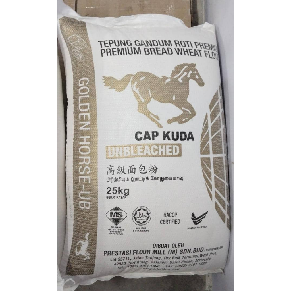 25KG Diamond MFM | Golden Horse | Gunung Mas | Tepung Roti | Wheat ...