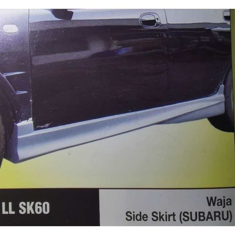 Waja Subaru Impreza Side Skirt SK60 Fiberglass Material Without Paint ...