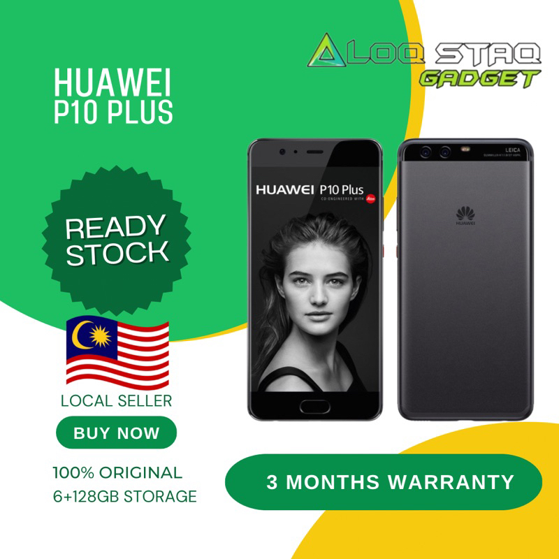 HUAWEI P10 PLUS (6+128GB) TELEFON MURAH ORIGINAL GAMING SMARTPHONE MOBILE PHONE HANDPHONE GADGET ...