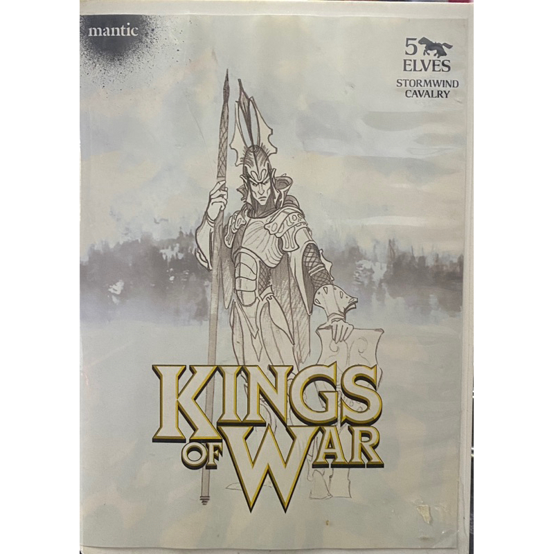 Kings Of War - Elves - Stormwind Cavalry (5 figures on horses) OOP ...