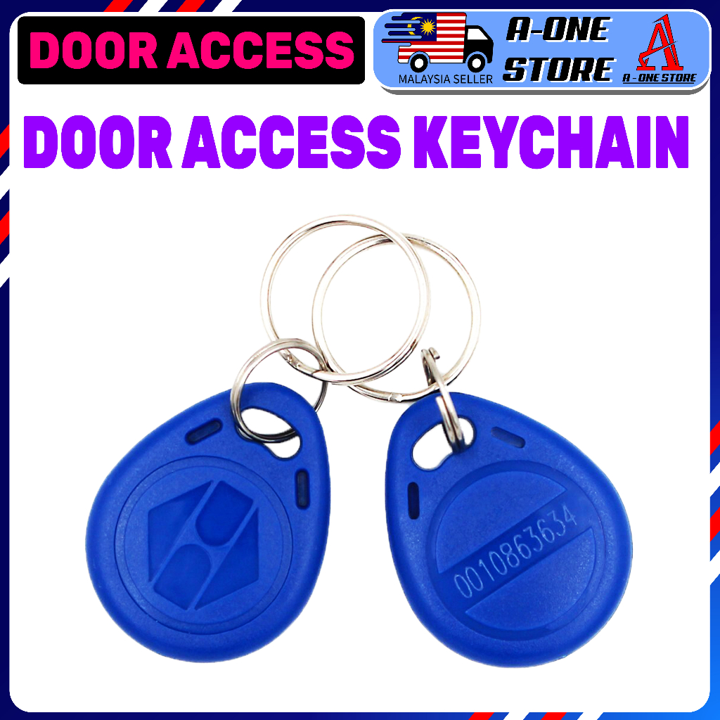 🔥READY STOCK🔥 Rfid Tag Key Chain For Door Access System RFID Key Fobs ...