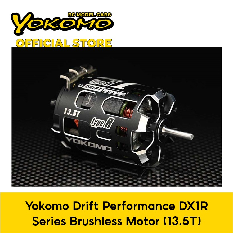 Yokomo Drift Performance DX1R Series Brushless Motor (13.5T) for remote ...
