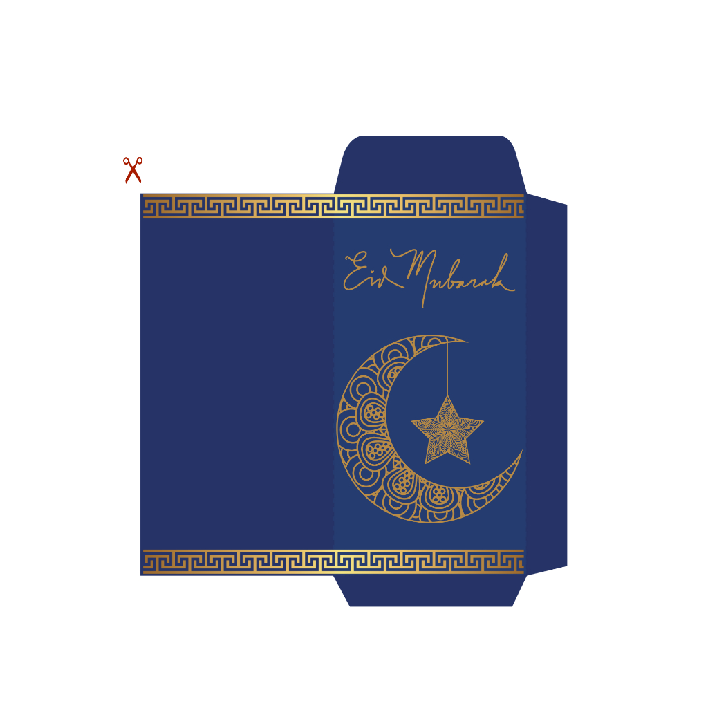 Customize Sampul Hari Raya Template | Print, lipat & gam. SIAP SAMPUL ...