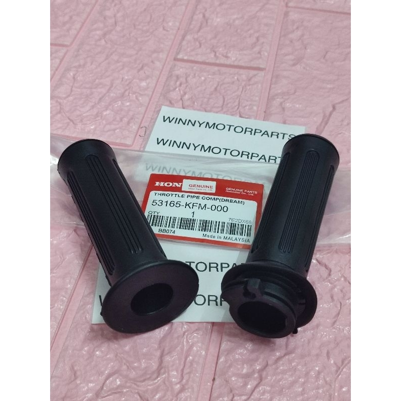 HONDA EX5 EX5 DREAM THROTTLE PIPE+HANDLE GRIP SET ORIGINAL THAI HONDA ...