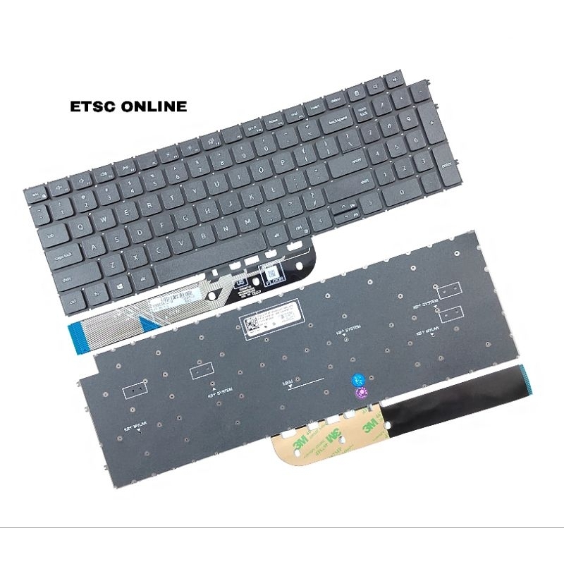 Keyboard For Dell Inspiron 15 3510 3511 3515 15 5510 5515 7510 7610 US ...