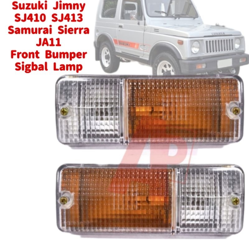 Suzuki Jimny Sierra Samurai SJ410 SJ413 JA11 Front Bumper Signal Lamp ...