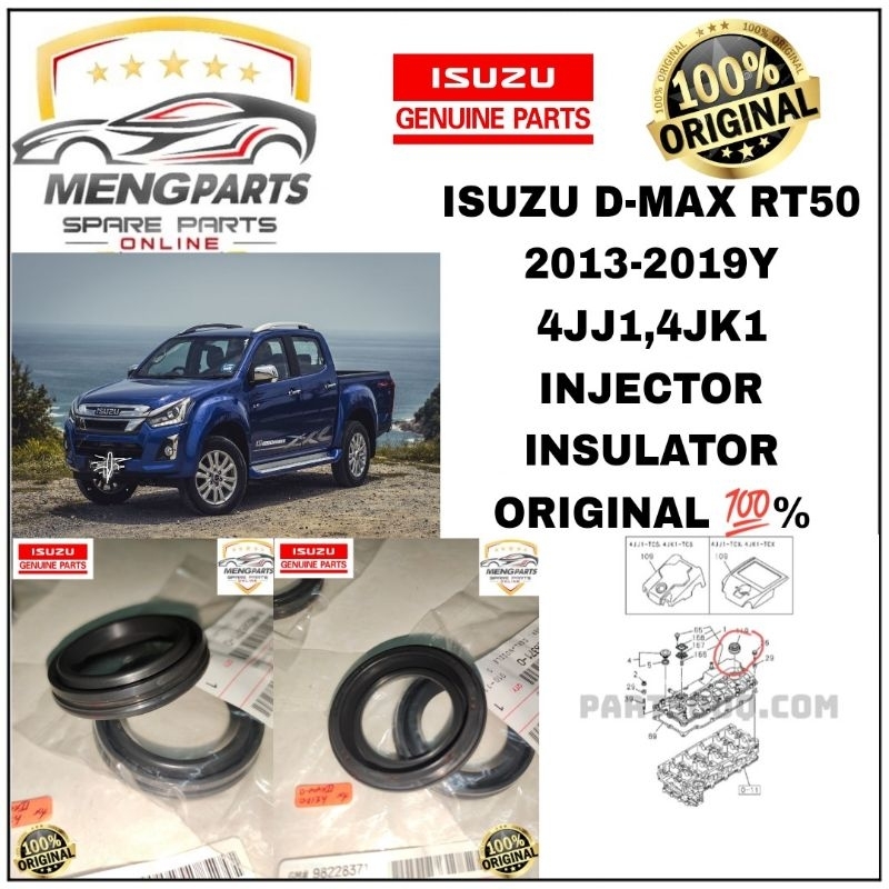 ORIGINAL 💯% ISUZU D-MAX RT50 2013-2019 YEAR 4JJ1,4JK1 INJECTOR ...