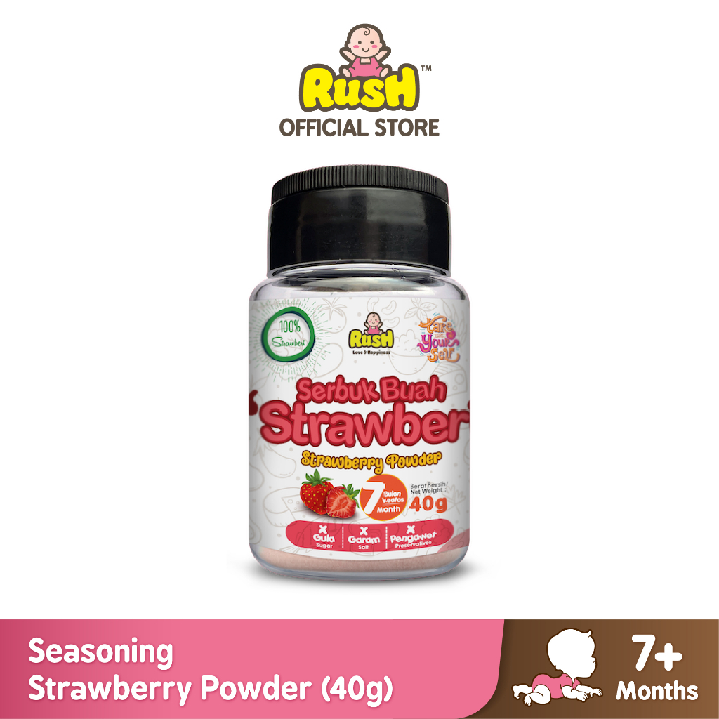 Rush Baby Seasoning Strawberry Powder 40g | Shopee Malaysia
