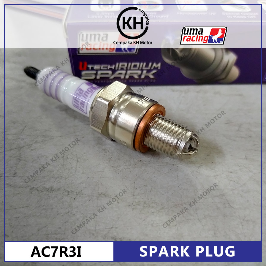SPARK PLUG UMA RACING AC7R3I EX5 SRL110 EGO NOUVO MR2 KRISS2 WAVE100 ...