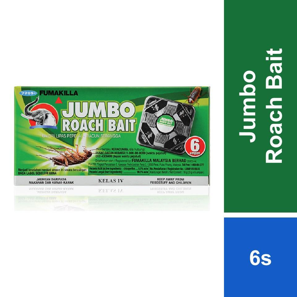 Fumakilla Jumbo Roach Bait(1box-6pcs bait) | Shopee Malaysia