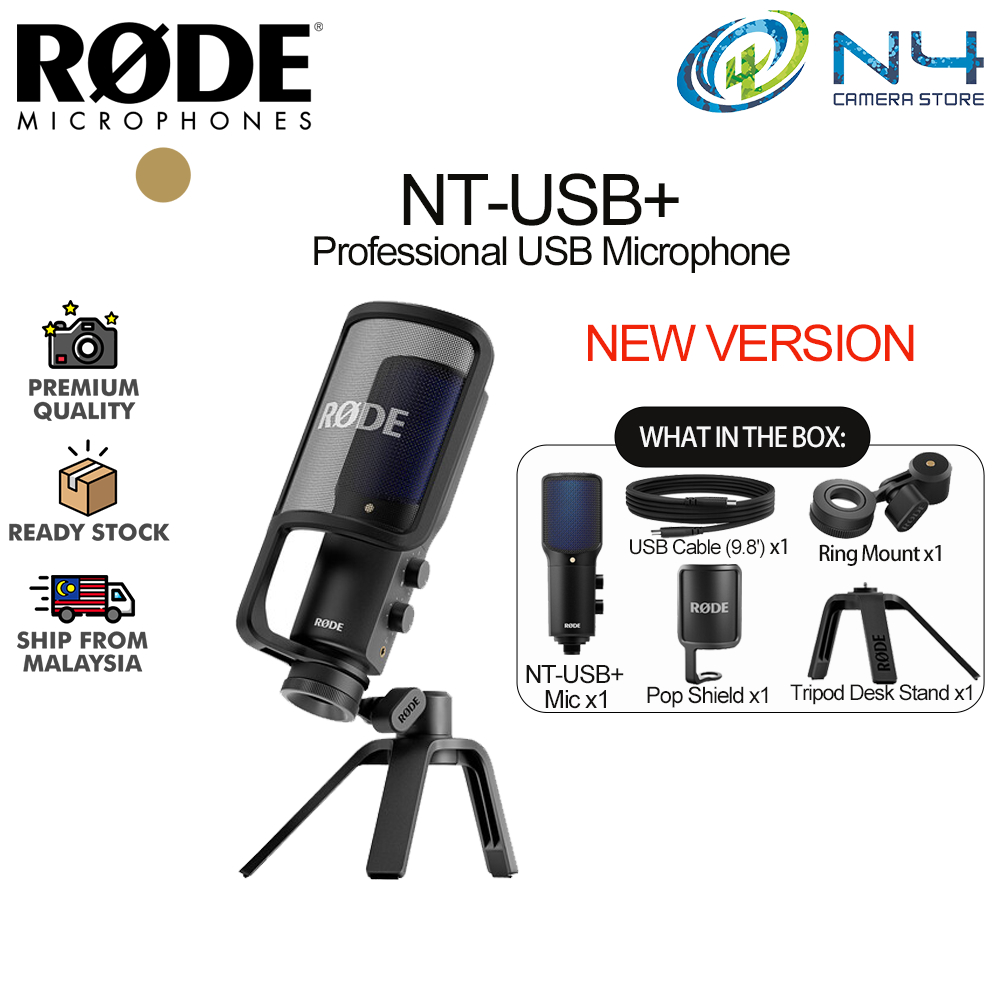 RODE NT-USB+ Professional USB Microphone Professional USB Microphone | Shopee Malaysia